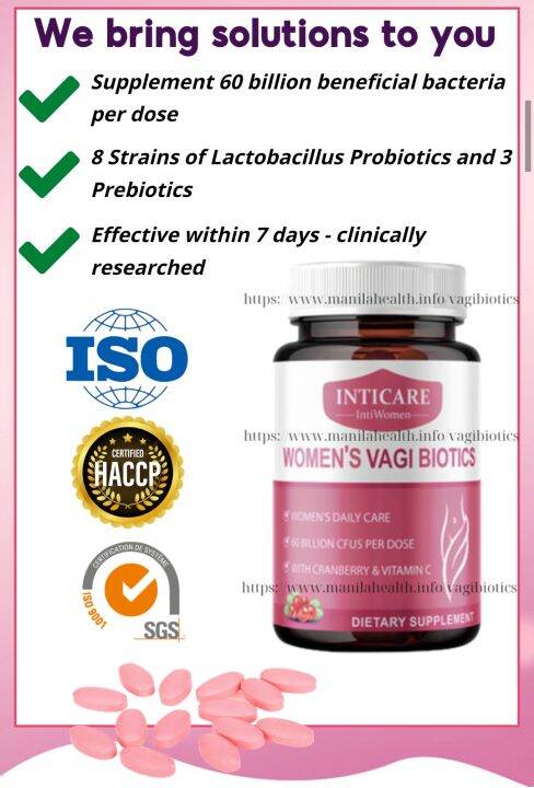 Vagi Biotics for Woman | Lazada PH
