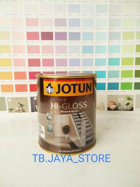 CAT JOTUN KAYU & BESI ESSENCE HI GLOSS 1KG SIGNAL RED 0256 / CAT MINYAK ...