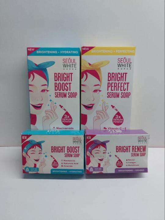 Seuol White Korea Bright Renew Serum Soap 90gx3 (Retinol,Collagen,Glutathione) | Lazada PH