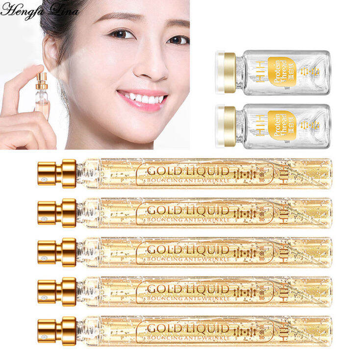 Hengfa Lina 8 Bottle/160Pcs Face Lift Plump Protein Thread Line No ...