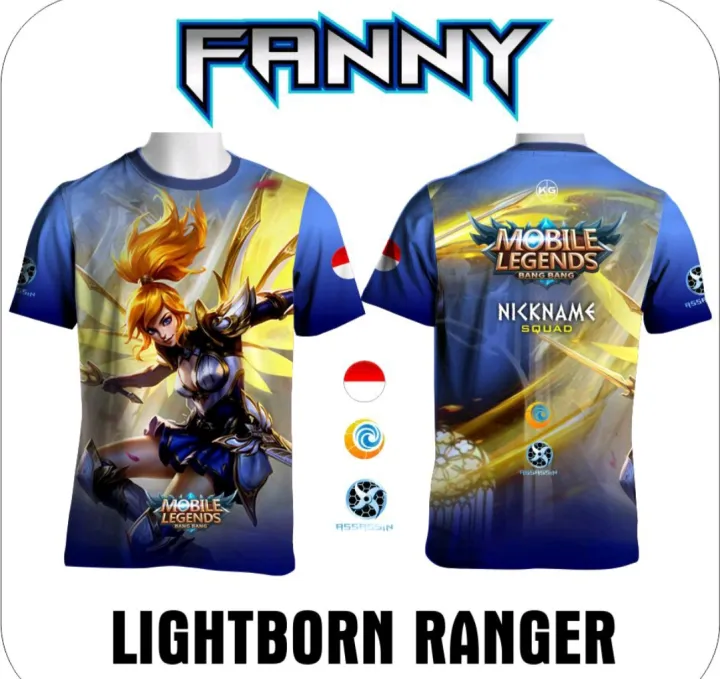 Kaos Mobile Legend Fanny /Skin Lengkap | Lazada Indonesia