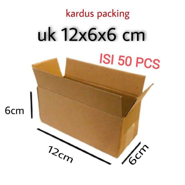 Kardus Kecil Polos Uk. 12x6x6 Cm Kemasan packing | Lazada Indonesia