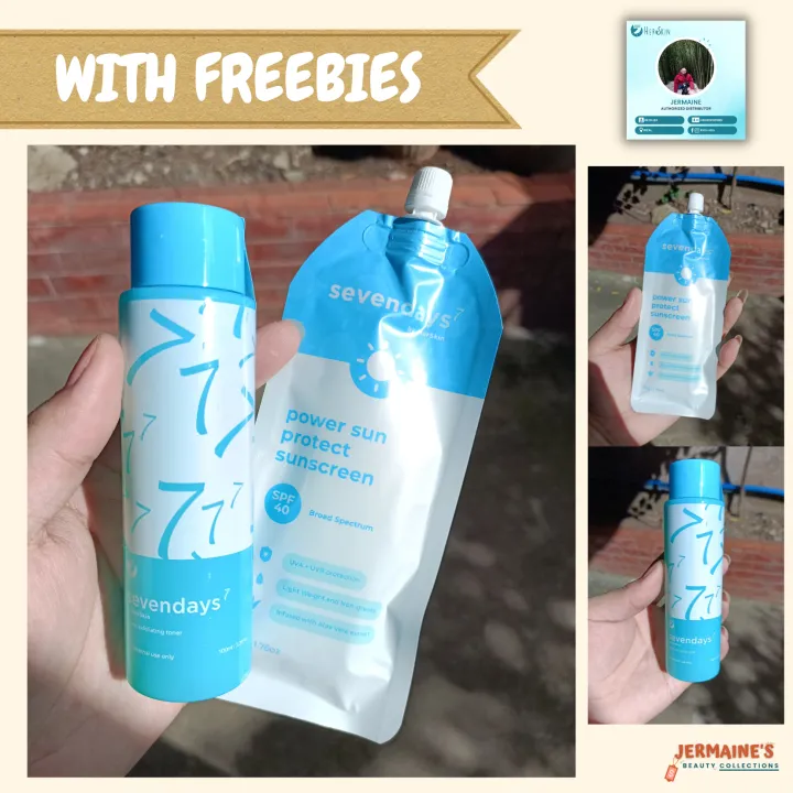 Sevendays Big toner & Sun defense by herskin | Lazada PH