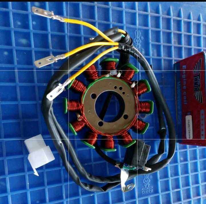 spul/ stator comp 12vole 93mm buat viar karya kaisar 250cc dll zova ...