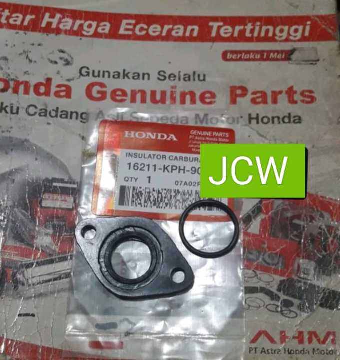 Insulator Carburator Atau Fiber Carburator Berikut Oring Honda Karisma Kirana Supra X125 Revo ...