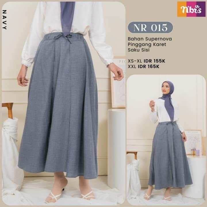 Nibras Rok NR 015 Navy | Lazada Indonesia