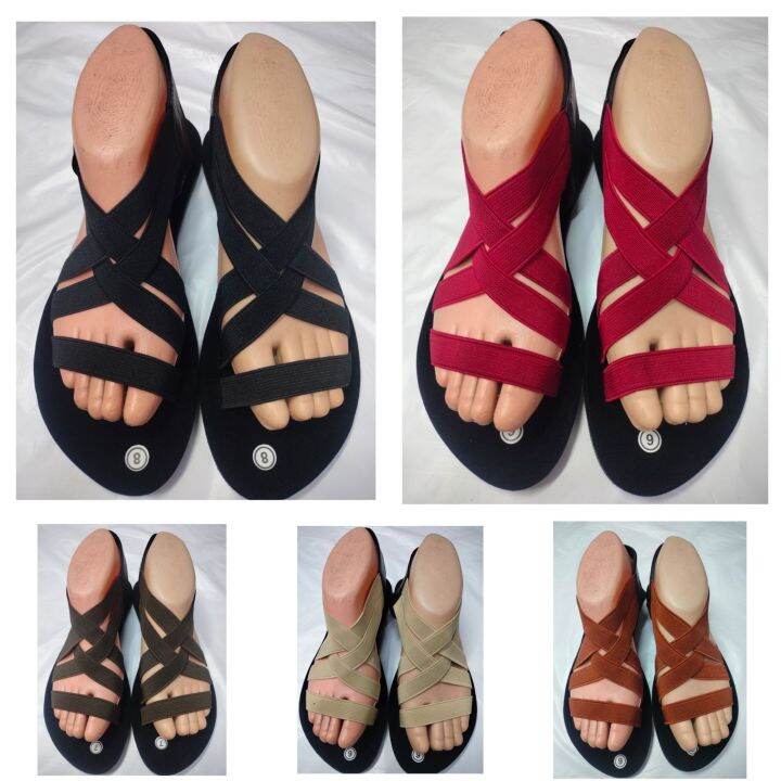 Marikina Flat Sandals Garterized for ladies | Lazada PH