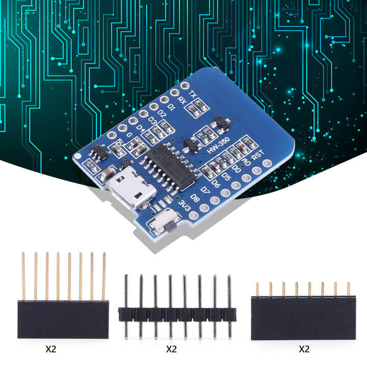 ESP8266 ESP-12F บอร์ดพัฒนารองรับการเปิดตัว D1 Mini Nodemcu Lua แบบขยาย ...