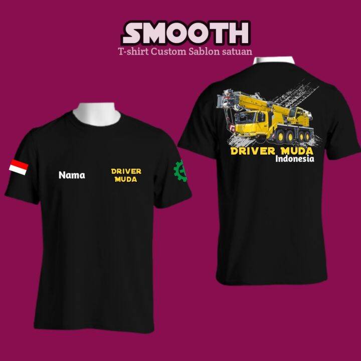 Kaos Driver Muda Truck Trailer | Driver Trailer Indonesia | Lazada ...