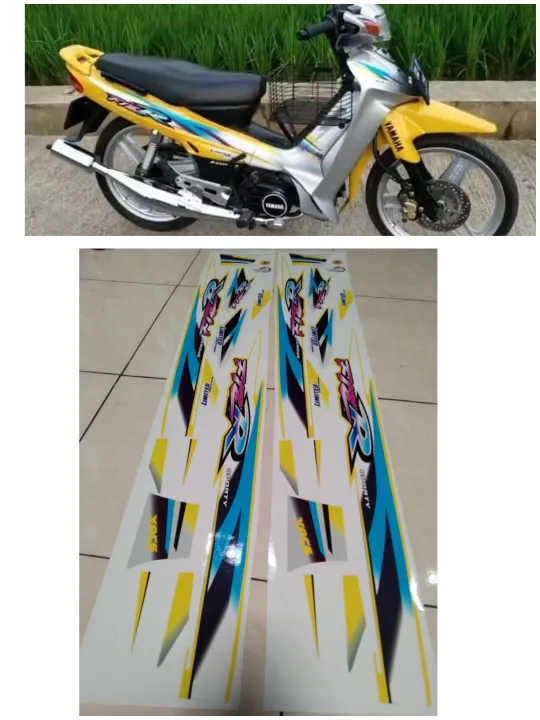 STRIPING STIKER F1ZR FIZ R LE KUNING SILVER | Lazada Indonesia