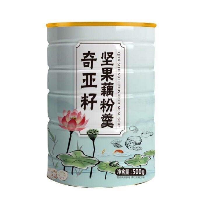 Fasimiyu ผงรากบัว อาหารเช้าทดแทน ผงรากบัวกระป๋อง 500 กรัม ( สีฟ้า ) | Lazada.co.th