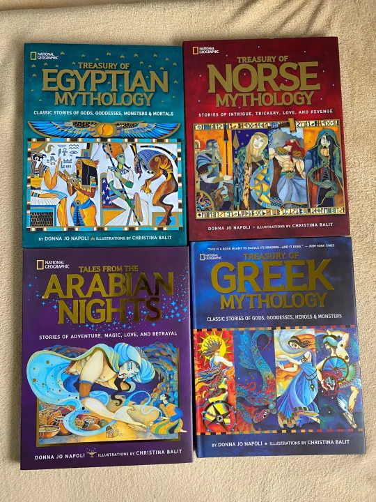 [Brand New Hardbound] Treasury of Greek Mythology, Norse Mythology ...
