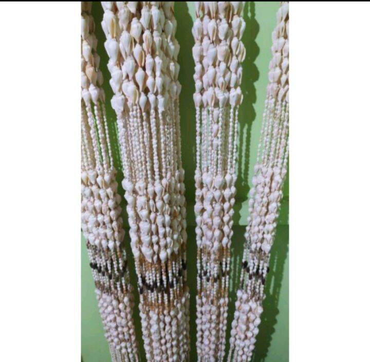 tirai/gorden kerang murah isi 10 untai | Lazada Indonesia
