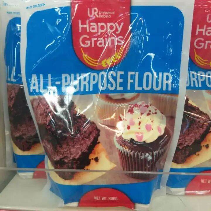 HAPPY GRAINS ALL PURPOSE FLOUR, 800GRAMS, FOR BAKING, COOKING & MANY ...