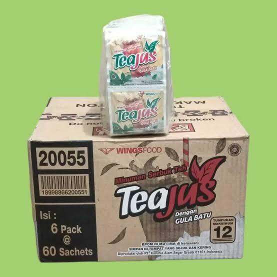Tea Jus Gula Batu [6 pak / 8gr x 360 sachet/Karton] | Lazada Indonesia