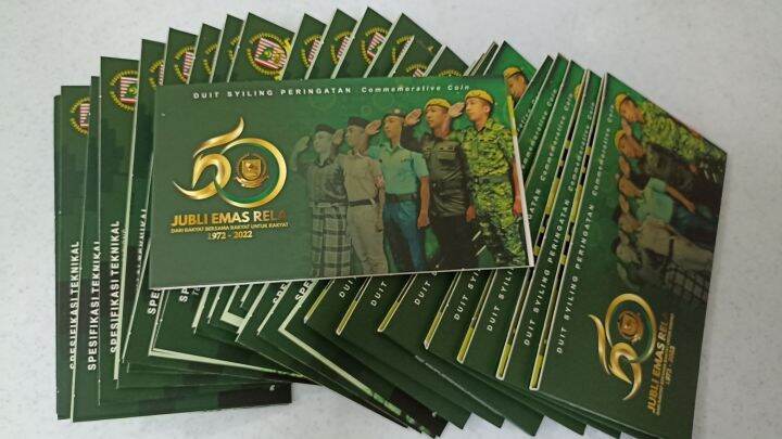 Duit Syiling Coin Card Jubli Emas Rela 1972-2022 | Lazada