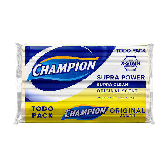 Champion Detergent bar Supra power Original scent 130g | Lazada PH