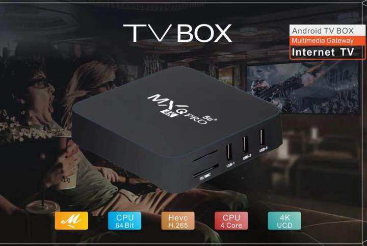 mxq pro 4k android tv box 5g latest version 4G RAM+64G ROM mxq pro ...