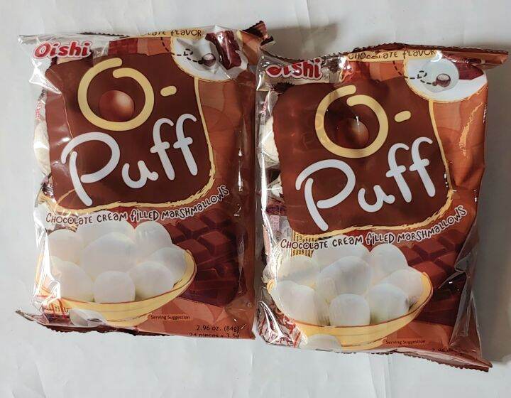 2 Packs Oishi O-Puff Marshmallows Chocolate | Lazada PH