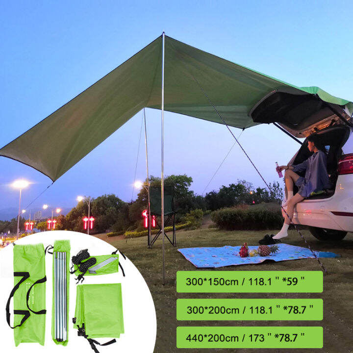 Car Shelter Shade Camping Side Car Roof Top Tent Awning Waterproof UV Portable Camping Tent ...