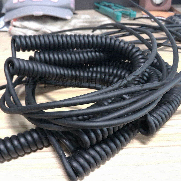 0.3 Square Meters 2 Core Abrasion Resistant Spring Wire Curve Spiral ...