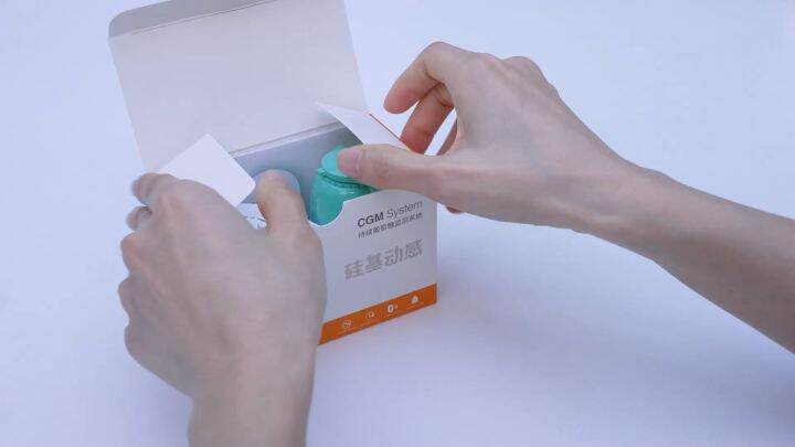 6 Pieces Sibionics Glucometer Blood Glucose Meter 24h Real Time Digital ...