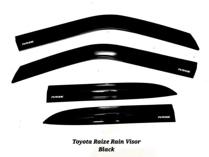 2022 Toyota Raize Rain gutter or Sun visor, black | Lazada PH