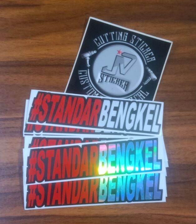 sticker standar bengkel cutting sticker | Lazada Indonesia