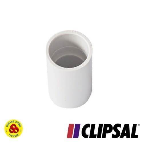 CLIPSAL SOK PIPA CONDUIT 20MM PUTIH / SAMBUNGAN PIPA LISTRIK 20 MM PER ...
