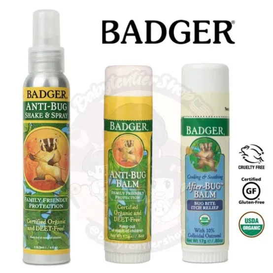 กันยุง Badger Anti-Bug Spray and Balm / After-Bug | Lazada.co.th