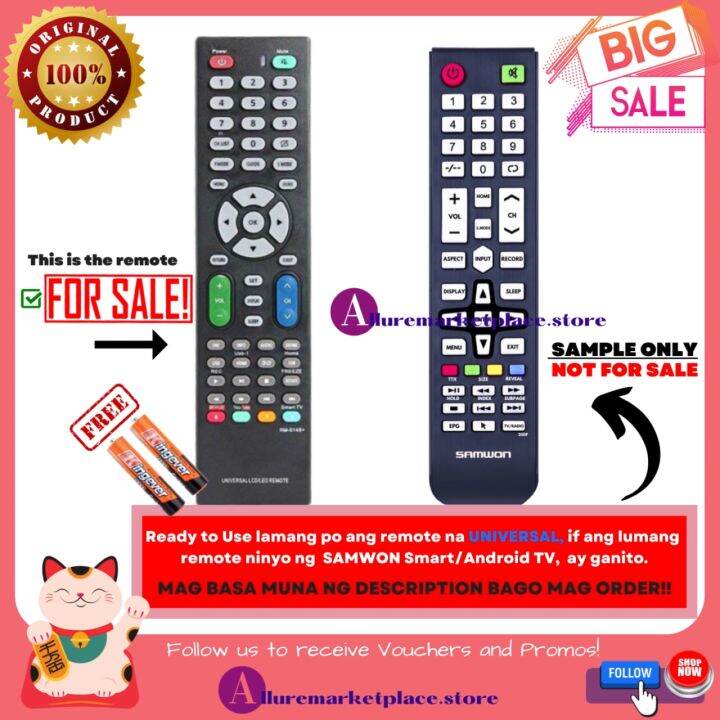 Samwon Ready to use Universal Remote for Smart LED TV Samwon #15 |Read ...