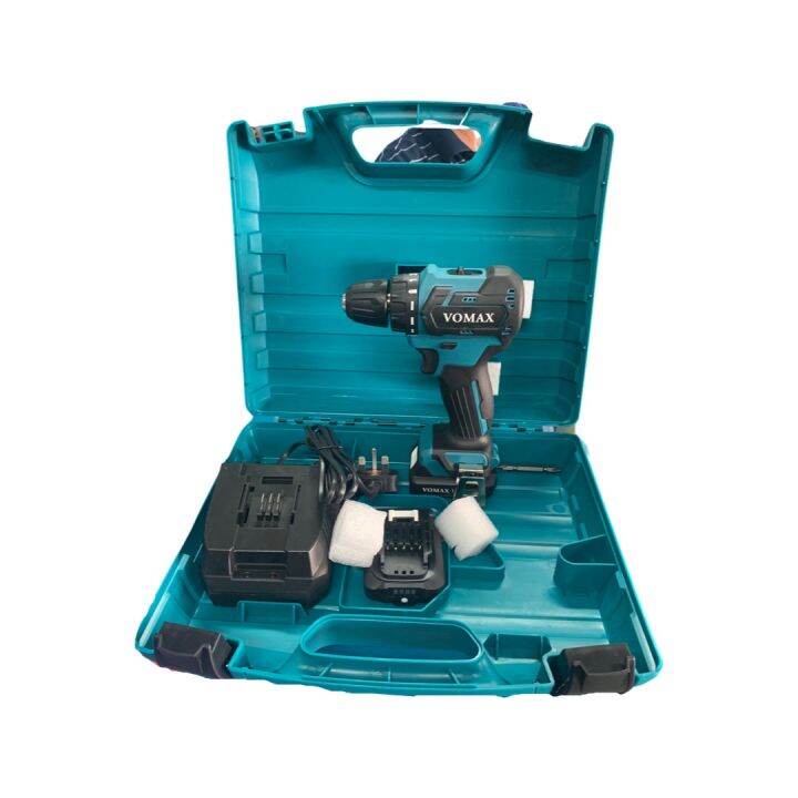 [VOMAX] CORDLESS BATTERY DRILL | Lazada Singapore