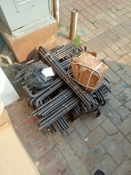 besi angkur L besi beton 3/4 inch(19mm) x 60 x 10 include 2 mur + 1 ...