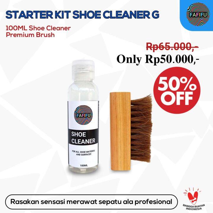 Shoe Cleaner Kit By FAFIFU (G) / Paket Cuci Sepatu / Starter Kit Shoe ...