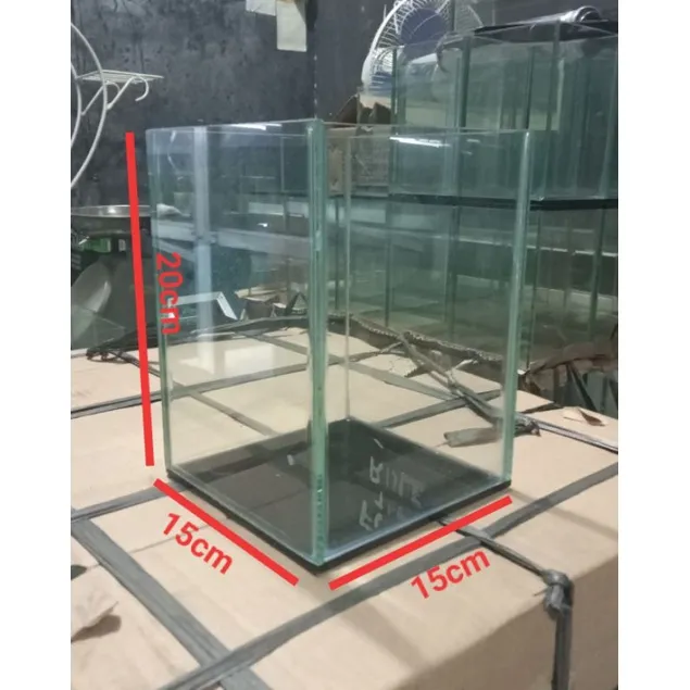 Soliter cupang ukuran 15x15x20 soliter cupang soliter guppy | Lazada ...