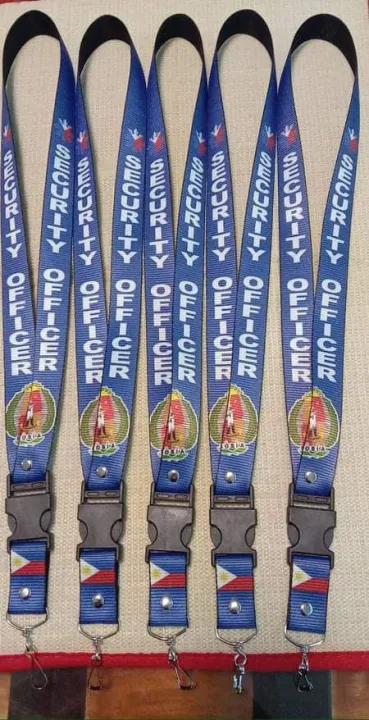 SECURITY GUARD ID LACE/LANYARDS | Lazada PH