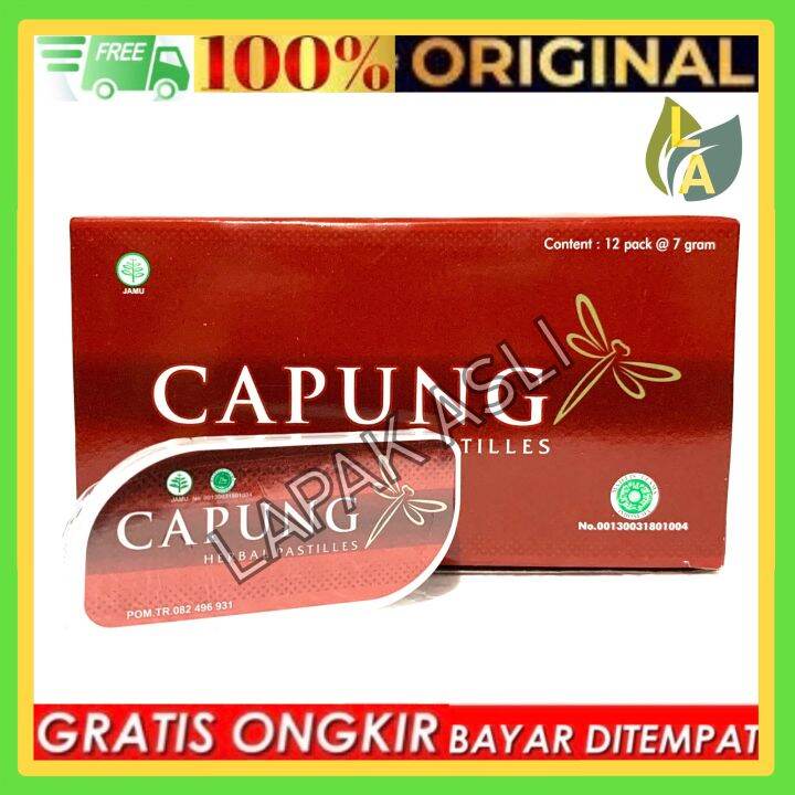 Capung Herbal Pastilles - Permen Hisap Untuk Meredakan Batuk | Lazada ...