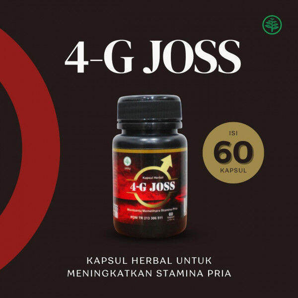 4-G Joss Original - 4G JOSS Herbal Multivitamin pria Tingkatkan Stamina ...