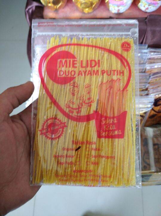 Mie Lidi 3 VArian Rasa // Sapi Pedas,Original,Pedas Halal | Lazada ...