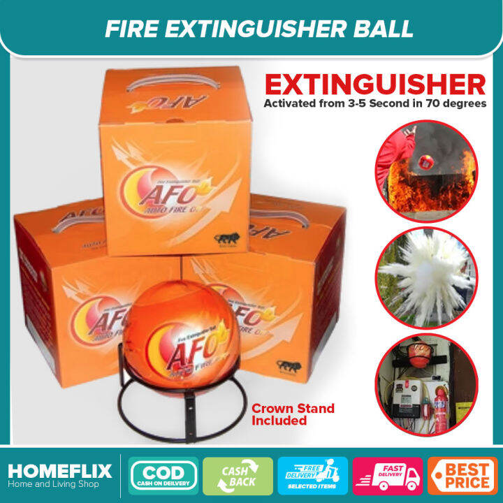 AFO TENYU Auto Fire Off Self Activating Fire Extinguisher Ball | Lazada PH