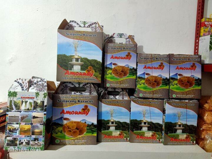 Semprong Amoundy Kerucut Isi 80 pcs Khas Karawang | Lazada Indonesia
