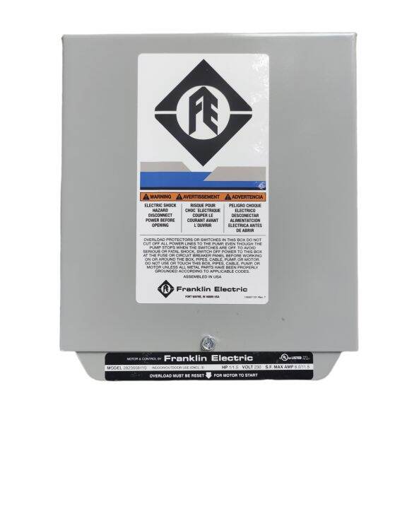 FRANKLIN ELECTRIC CONTROL BOX 1.5HP for Submersible | Lazada PH