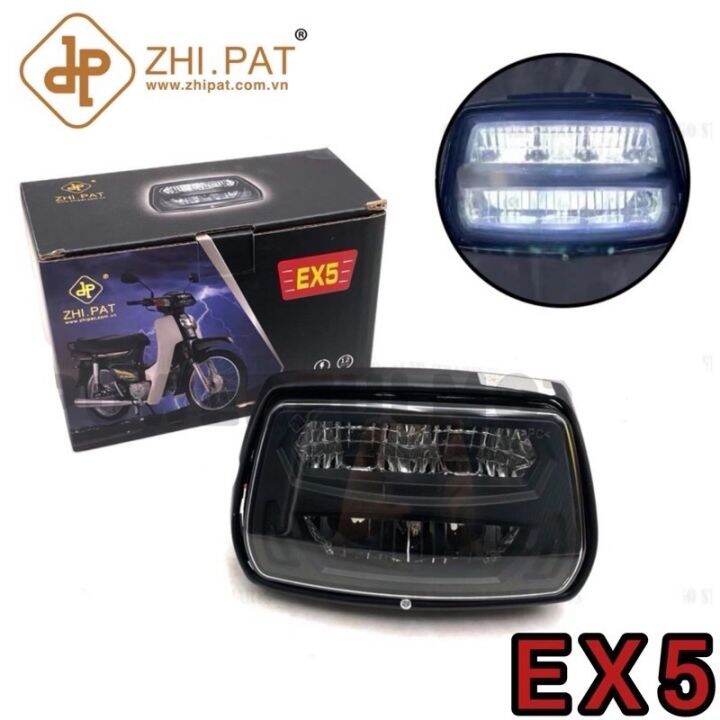 HONDA EX5 GN5 EX5 DREAM HEAD LAMP ZHIPAT LED SMOKE TINTED FOR EX5 DREAM ...