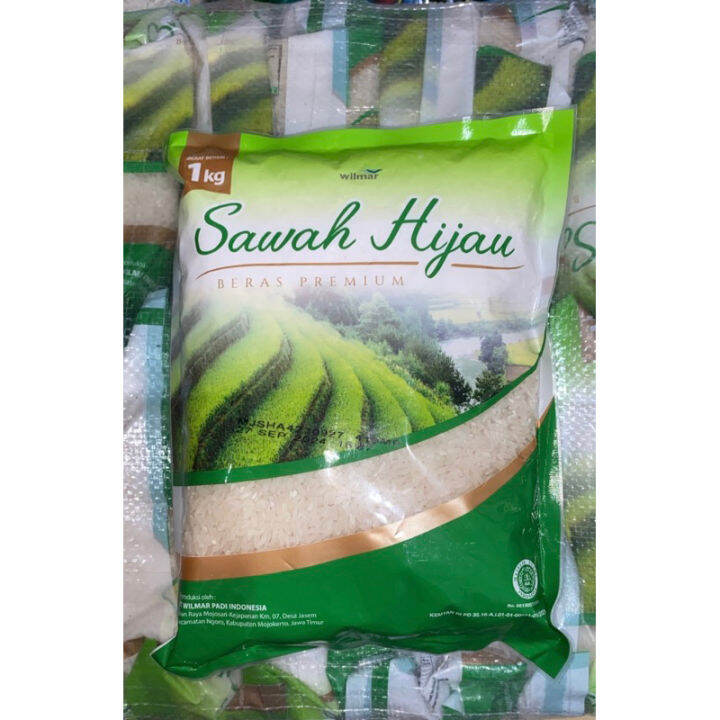 Beras Premium Sawah Hijau 1kg | Lazada Indonesia