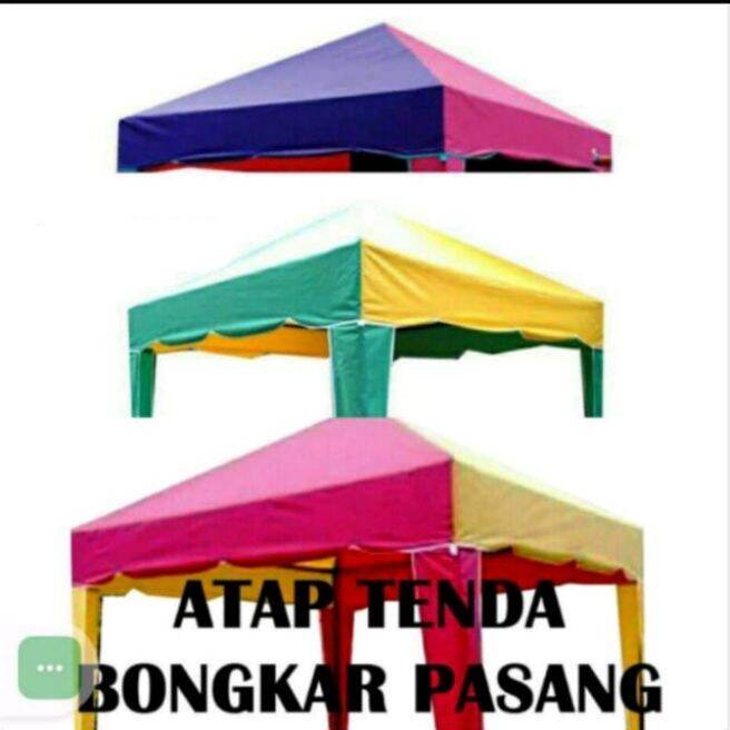 Atap Tenda Kain Tenda Ukuran 1x1 ini hanya atap saja | Lazada Indonesia