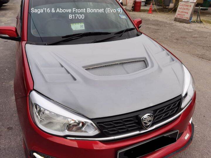 Proton saga vvt 2016 2017 2018 2019 2020 2021 evo9 front bonnet bonet ...