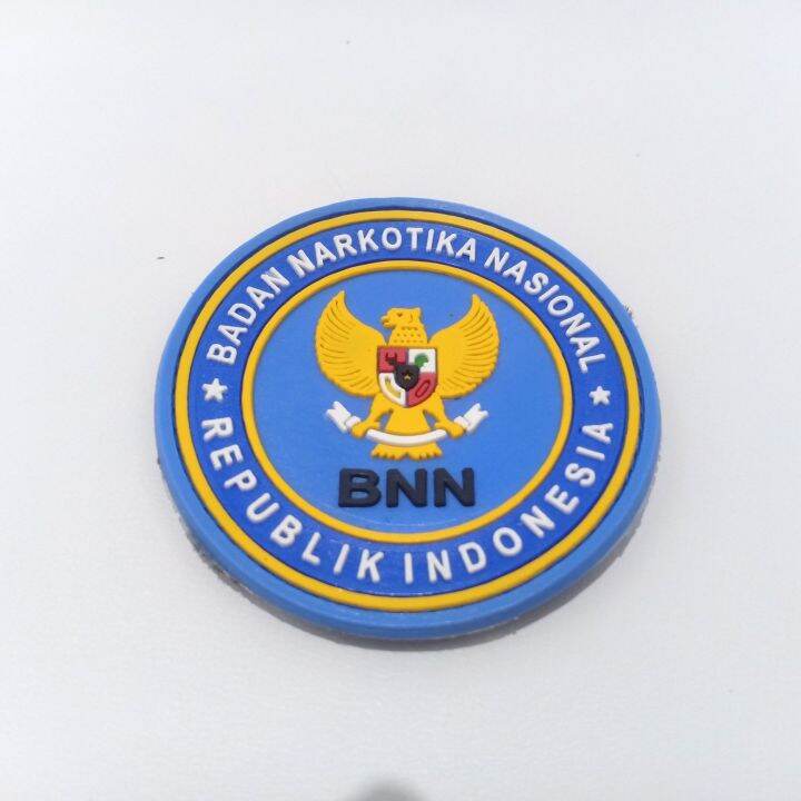 Patch Rubber Logo BNN Biru Bulat | Lazada Indonesia