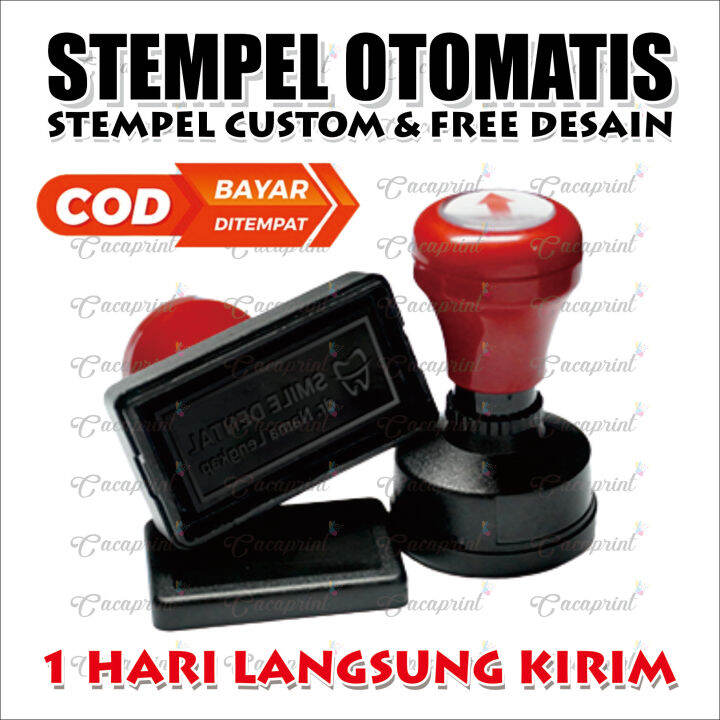 Stempel otomatis Perusahaan, logo, nama tandatangan, lunas stample ...