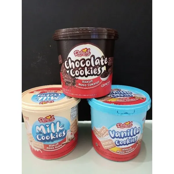 [RC] RICHWELL COOKIES CHOCOLATE & MILK & VANILLA BISCUIT- 400g | Lazada PH