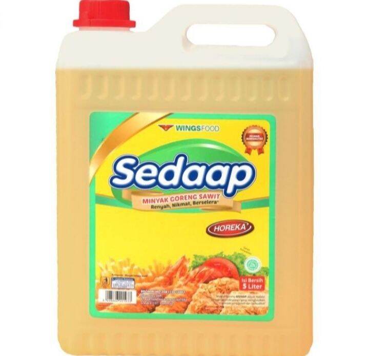 SEDAAP MINYAK GORENG 5 LITER JERIGEN TERMURAH DAN ORIGINAL | Lazada ...